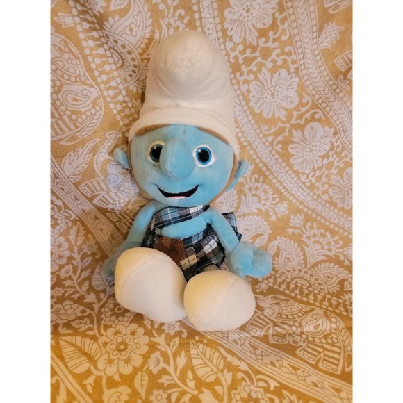Kellytoy | Toys | 23 The Smurfs Gutsy Smurf Plush 13 Tall Stuffed Toy ...